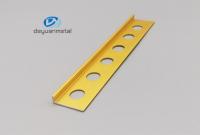 China ASTM Approved Aluminium L Profiles Edge Trim 4mm Depth for sale