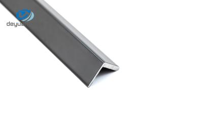 China Black Anodized Aluminium Channel Profiles 10mmx10mm Size For Multiapplication for sale