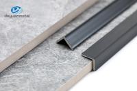 China Black Anodized Aluminium Channel Profiles 10mmx10mm Size For Multiapplication for sale