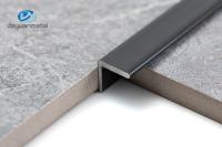 China Black Anodized Aluminium Channel Profiles 10mmx10mm Size For Multiapplication for sale