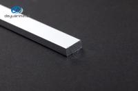 China 5mm Aluminium Flat Profile Alu 6063 160Mpa Tensile Strength Electrophoresis for sale