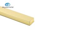 China ODM Matt Silver Aluminium Flat Profile Alu 6063 T5 Extruded Rectangular for sale