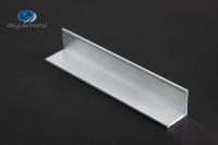 China 6063 Aluminum Angle Profiles 2.5m Length Matt Silver Mill Finish for sale