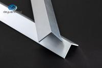 China 6063 Aluminum Angle Profiles 2.5m Length Matt Silver Mill Finish for sale