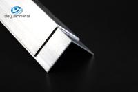 China 6063 Aluminum Mill Finish Angle Profiles , 25x50mm Aluminium Extrusion Angle for sale