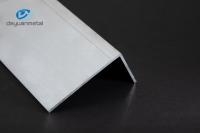 China 6063 Alu Right Angle Aluminium Profile Extrusion ASTM Approved Mill Finish for sale