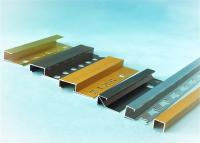 China Polishing Aluminium Trim Strip For Ceramic Border , 0.7mm -  2.0mm Thickness for sale