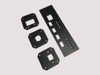 China CNC Machining Aluminum Parts Front Audio Panel With Milling ISO for sale