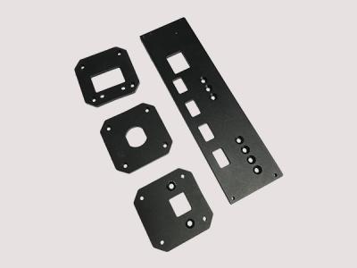 China CNC Machining Aluminum Parts Front Audio Panel With Milling ISO for sale