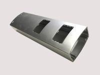 China Bright Brushing CNC Aluminum Profiles Digital Shell Silver Color 1.4mm Thickness for sale