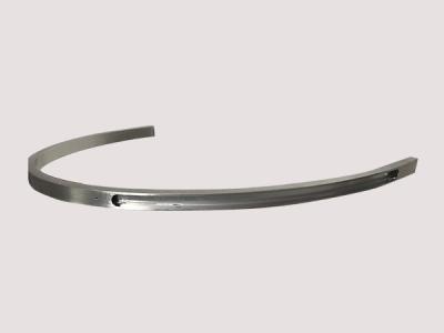 China CNC Machining Milling And Bending Aluminium Extrusion Profiles Silver Color for sale