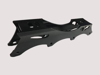 China Black CNC Aluminium Extrusion Profile With Drilling , Punching , Assembling for sale