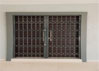 China Thickness 2.0mm 6063 Aluminium Security Doors  With Sand Blasting for sale