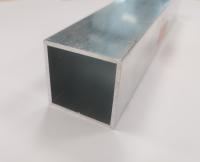 China Mill Finish Aluminum Square Tube Extrusion Profiles In 2mm Thickness Customized for sale