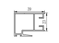 China Aluminium Sliding Window Extrusions Profiles Powder Coating Bronze for sale