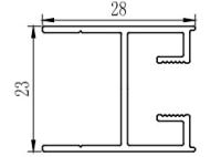 China Aluminium Sliding Window Extrusions Profiles Powder Coating Bronze South Africa for sale