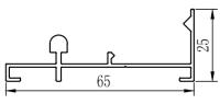 China South Africa Aluminium Sliding Window Profiles Powder Coating for sale