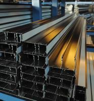 China Aluminium Patio Window Extrusions Profiles Powder Coating Bronze for sale
