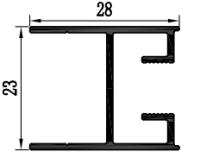 China South Africa Aluminium Patio Window Extrusion Profiles Powder Coating 6063 for sale