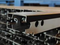 China Aluminium Sliding Profile Manufactured With Powder Coating For South Africa Market for sale