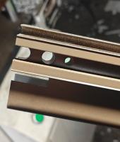 China Aluminium Sliding Profile Manufactured With Powder Coating For South Africa Market for sale