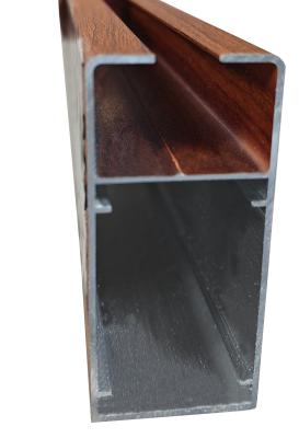 China Manufacturer Aluminium Casement Window Profiles Featuring Wood Grain for sale