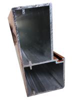 China Factory Aluminium Extrusion Casement Window Wood Grain Profiles for sale