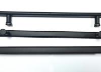 China Black Matt/ Polishing Silver Stainless Steel Shower Handle Towel Rail for sale