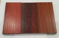 China 6063 Aluminium Extrusion Profiles with Wooden Grain with texture Custom made for sale