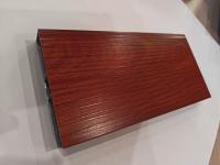 China 6063 Aluminium Extrusion Profiles with Wooden Grain with texture Custom made for sale