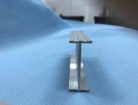 China Durable Aluminium Partition Profiles With White Bronze And Silver Anodizing for sale