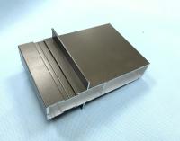 China Aluminium Shopfront Profiles 120mm Window Horizontal Mullion 2.0MM Thickness for sale