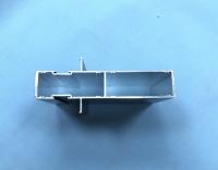 China Aluminium Shopfront Profiles 120mm Window Horizontal Mullion 2.0MM Thickness for sale