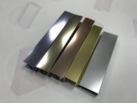 China Polishing Surface Alloy 6463 Aluminium Shower Profiles Silver Gold And Champange for sale