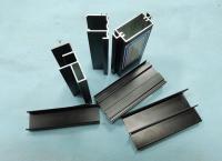 China 6063 T5 Aluminium Sliding Door Profiles Powder Coating Black for sale