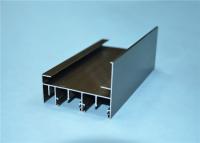 China 80mm Double Sliding Window Profiles with mosquitor mesh for Tanzania market,Bronze Anodizing,Powder coating White color for sale