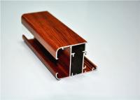 China Alloy 6063 Extrusions Wood Grain Aluminium For Decoration for sale