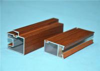 China 6063-T5 Wood Grain Aluminum For Office Room GB/5237.1-2008 for sale