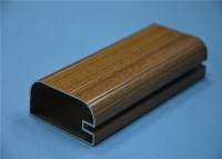China 6063 Series Wood Grain Aluminium Door And Window Profiles GB/5237.1-2008 for sale