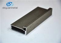 China Alloy 6063-T5 Champange Brushed Aluminium Extrusion Profile For Cabinet for sale