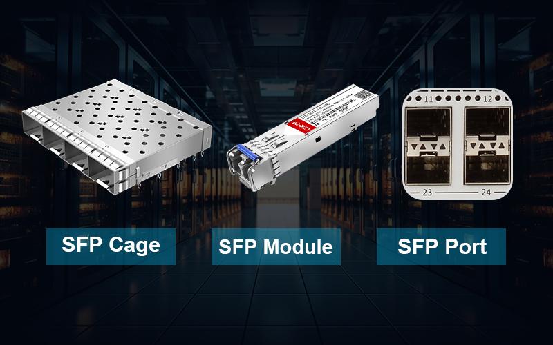 SFP Cage vs. SFP Module vs. SFP Port