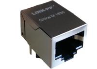 China KLA1S109F-1 LF Single Rj45 Connector With Integrated 1000Mbps Magnetic for sale