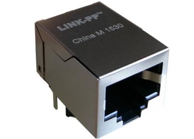China KLU1S041 LF / LU1S041 LF Single Rj45 Connector With Integrated 10 / 100Mbps for sale