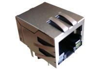 China LA1T109-43 LF 1000 BASE-T RJ45 1 x 1 INTEGRATED MAGNETICS CONNECTOR for sale