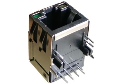 China KRU1S041X-43 / LF KRU1T041FR-44 LF Ethernet Modular Jack With 100M Magnetic for sale