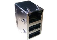 China 7497111611A , LPJU4281A64NL RJ45 USB Connector 10/100/1000BaseT for sale