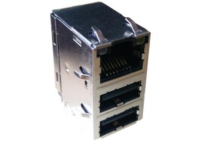 China 7497111611A , LPJU4281A64NL RJ45 USB Connector 10/100/1000BaseT for sale