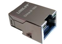 China 7498111120R / MIC38121-5356X-LF3 SMT RJ45 Connector With 10 / 100 / 1000Mbps for sale
