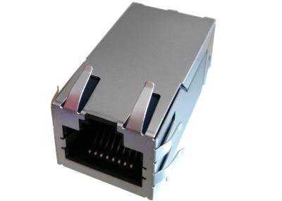 China HFJT1-1GPERL / HFJT1-1GHPERL 1x1 Tab-Up Gigabit PoE and PoE+ Long Body RJ45 for sale