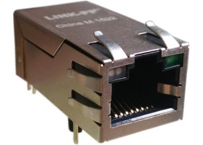 China HFJT1-1GPE-L55RL POE RJ45 Connector HFJT1-1GPE-L71RL Tab-Up Gigabit Long Body for sale